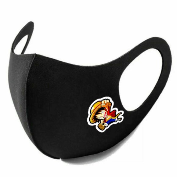 Handmade | Accessories | Cute Luffy Face Mask Washable Reusable | Poshmark